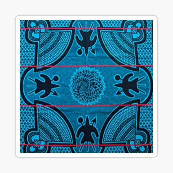 "Basotho blanket print" Sticker by Qsoul | Redbubble