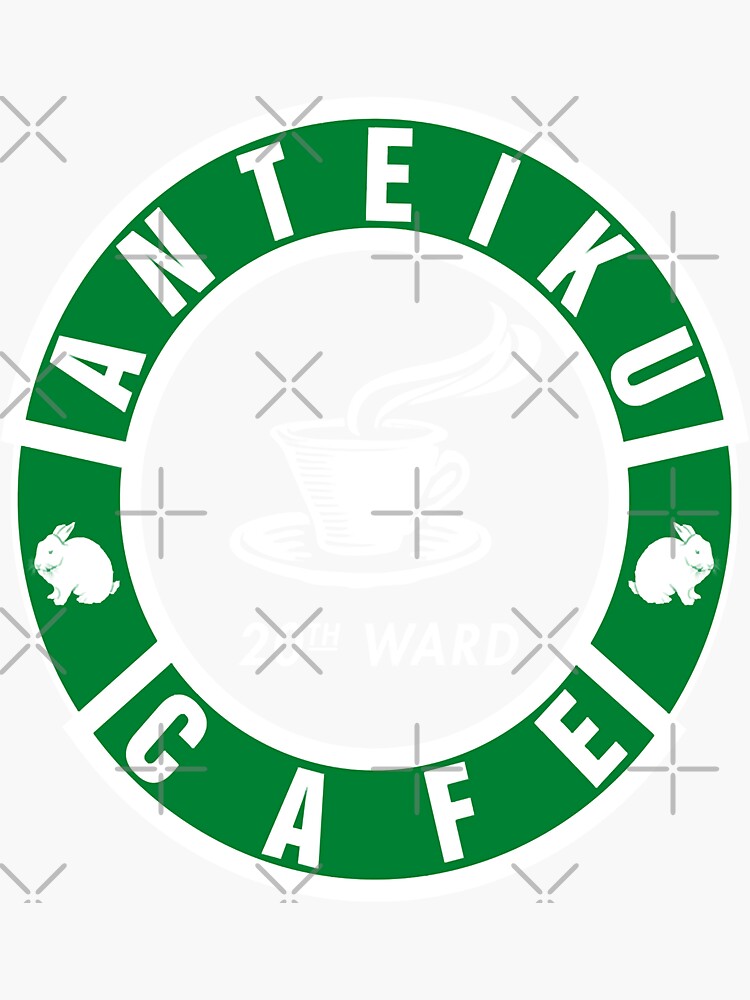 "Anteiku Cafe Graphic Logo" Sticker by VirginiaFreda5 | Redbubble