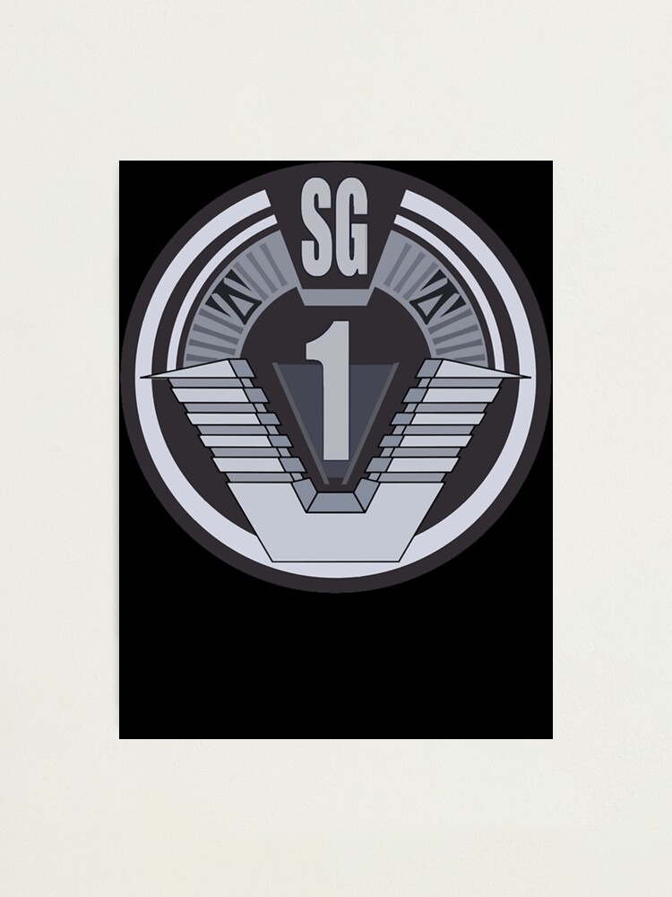 "Stargate SG-1 badge" Photographic Print for Sale by BrandonSimpson ...