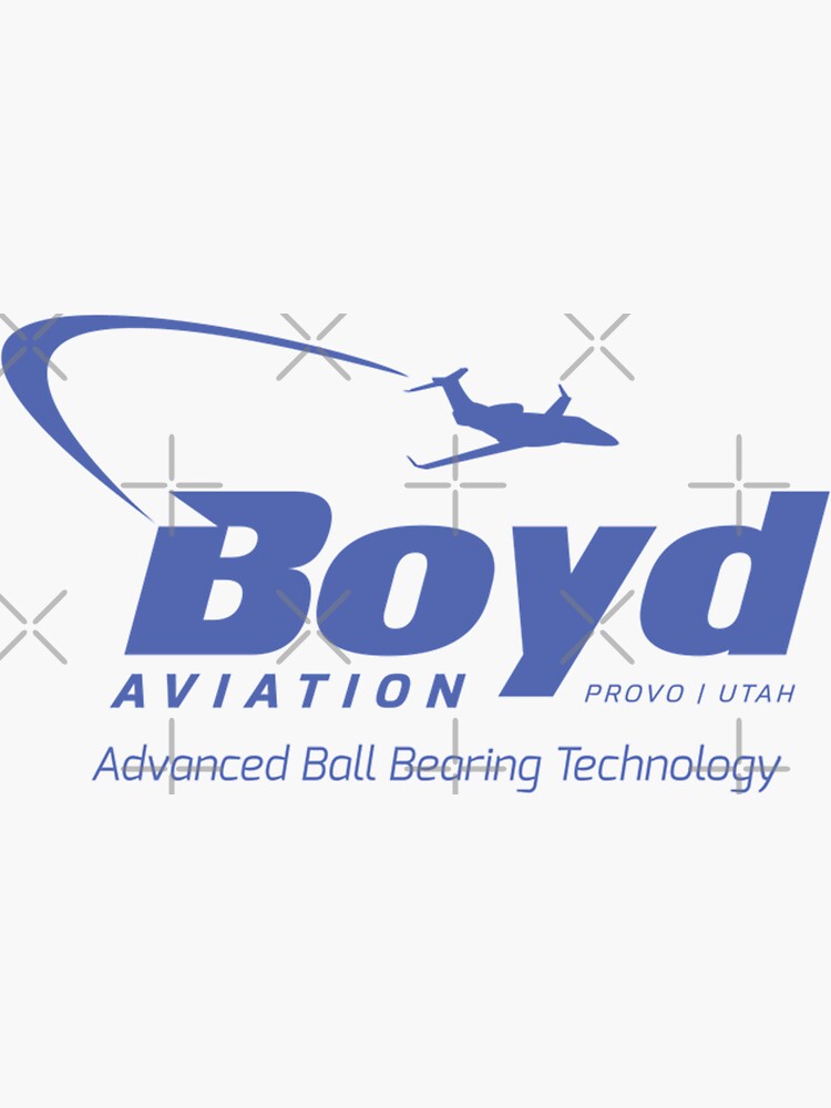"Boyd Aviation Essential Aviation" Sticker for Sale by icecoconut ...