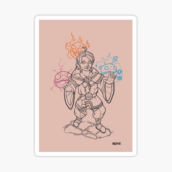 "Invoker" Sticker by becouse | Redbubble