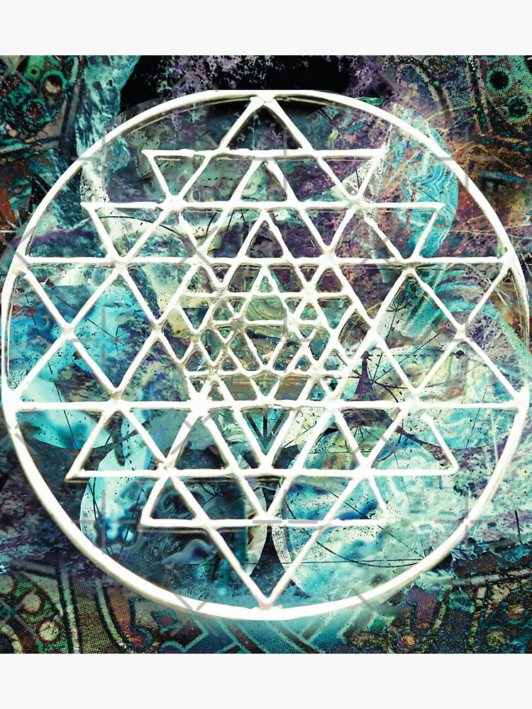 "Protection Mandala - Spiritual Awakening Abstract Art" Sticker for ...