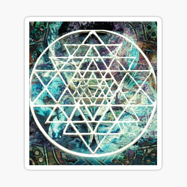 "Protection Mandala - Spiritual Awakening Abstract Art" Sticker for ...