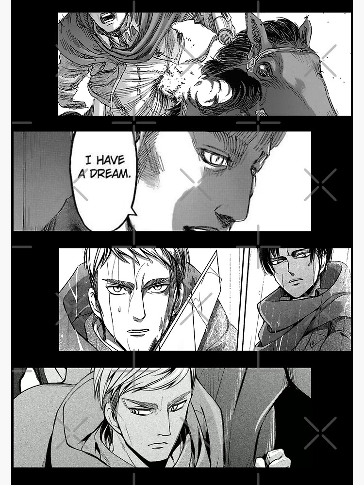 "Erwin Smith Attack on Titan Shingeki no Kyojin Manga Panel Design" Art ...