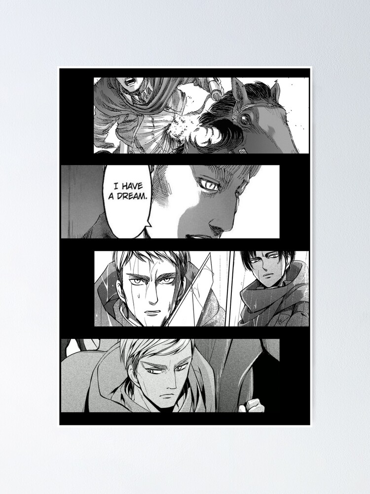 "Erwin Smith Attack on Titan Shingeki no Kyojin Manga Panel Design ...