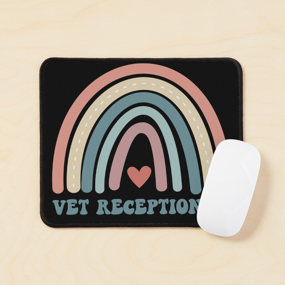 "Vet receptionist Cute colorful rainbow" Sticker for Sale by ...