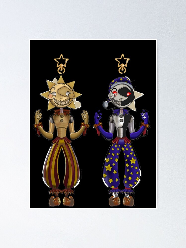 Póster «SunDrop & MoonDrop FNAF Cinco noches en la brecha de seguridad ...