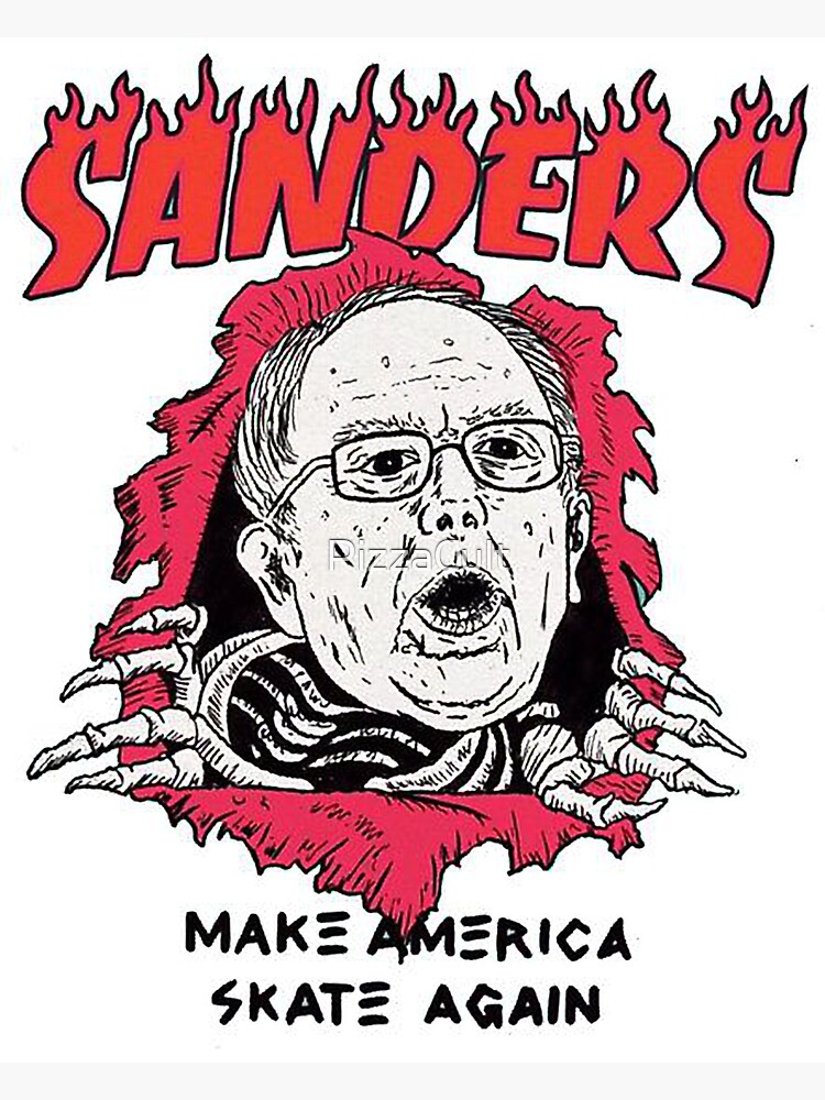"Feel The Bern" Sticker by PizzaCult | Redbubble