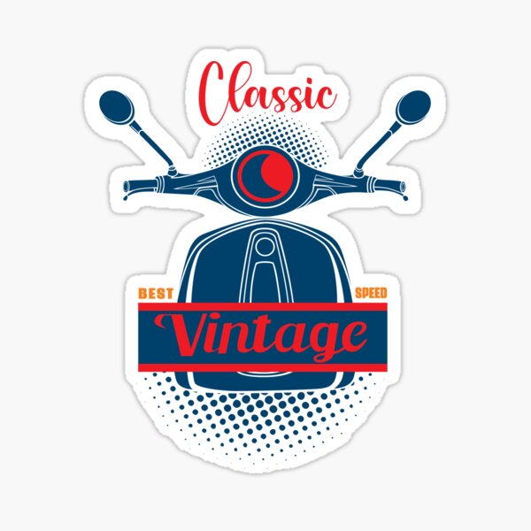 "VINTAGE CLASSIC MOTORCYCLES" Sticker for Sale by unigoimage | Redbubble