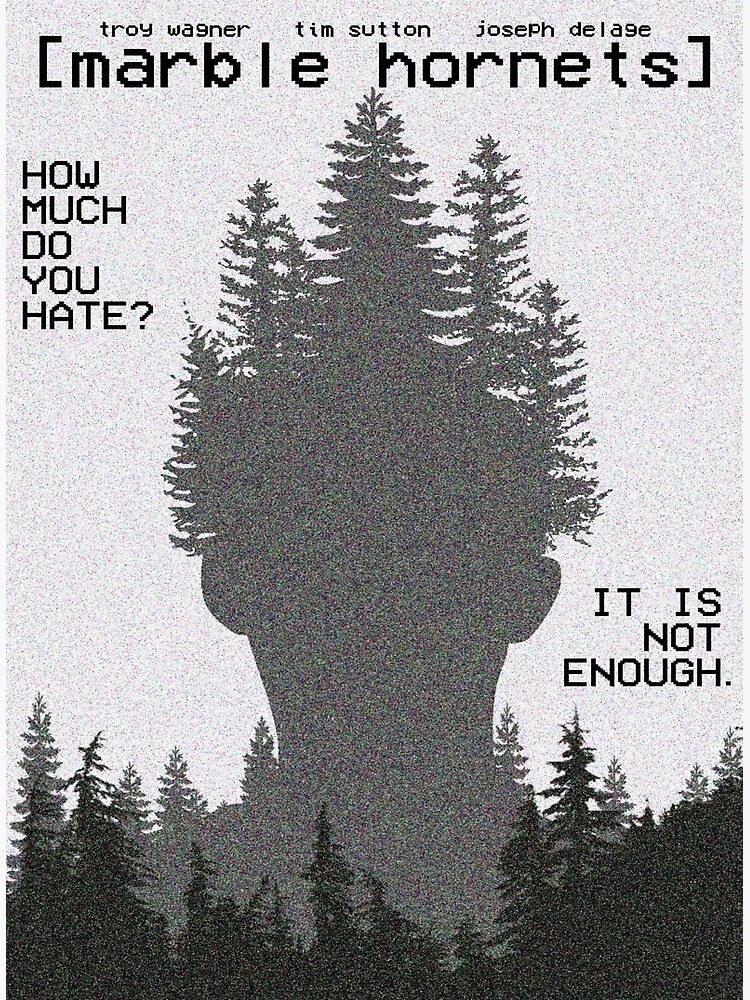 "Marble hornets" Poster for Sale by funnstores009 | Redbubble