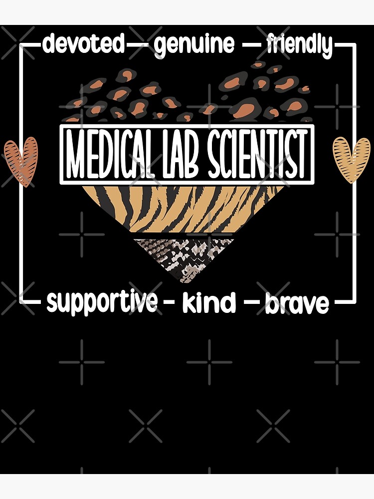 Medical Lab Scientist Medical Laboratory Science Premium Matte Vertical ...