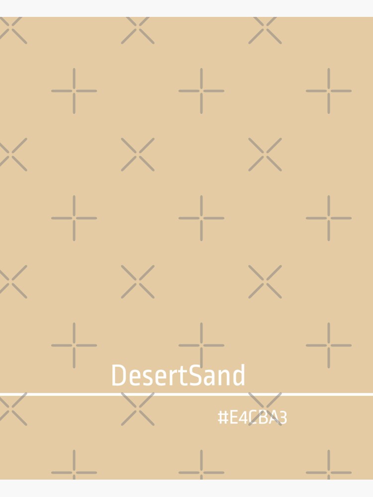 "Desert sand, hex color code; 13 Pro Max iPhone Cases" Sticker for Sale ...