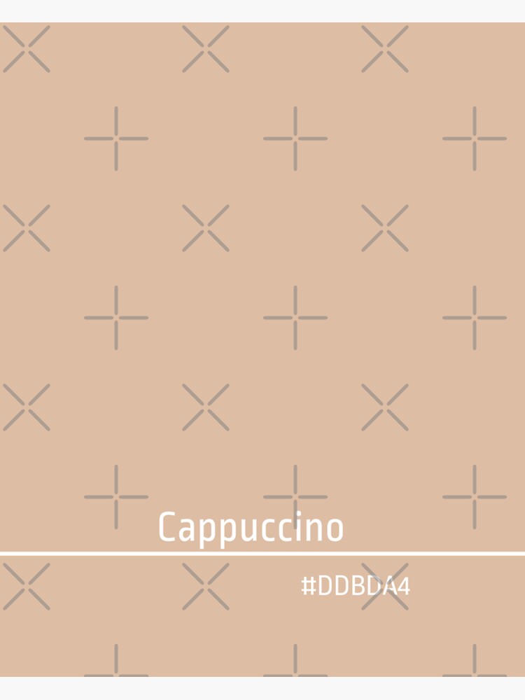 "Cappuccino, hex color code; 13 Pro Max iPhone Cases" Sticker by ...