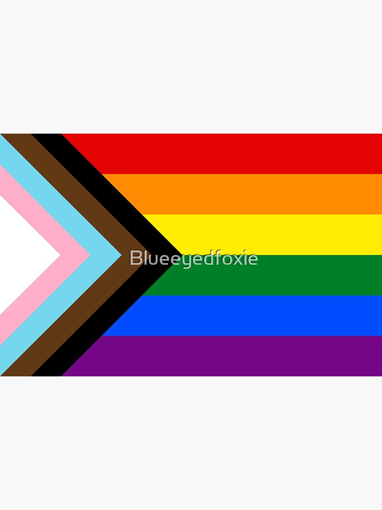 "Progress Pride Flag - LGBT" Sticker for Sale by Blueeyedfoxie | Redbubble