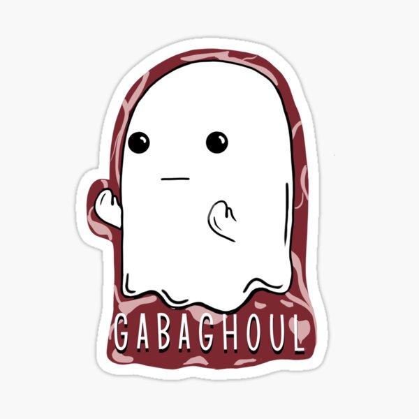 "gaba ghoul" Sticker by GoMissLexy | Redbubble