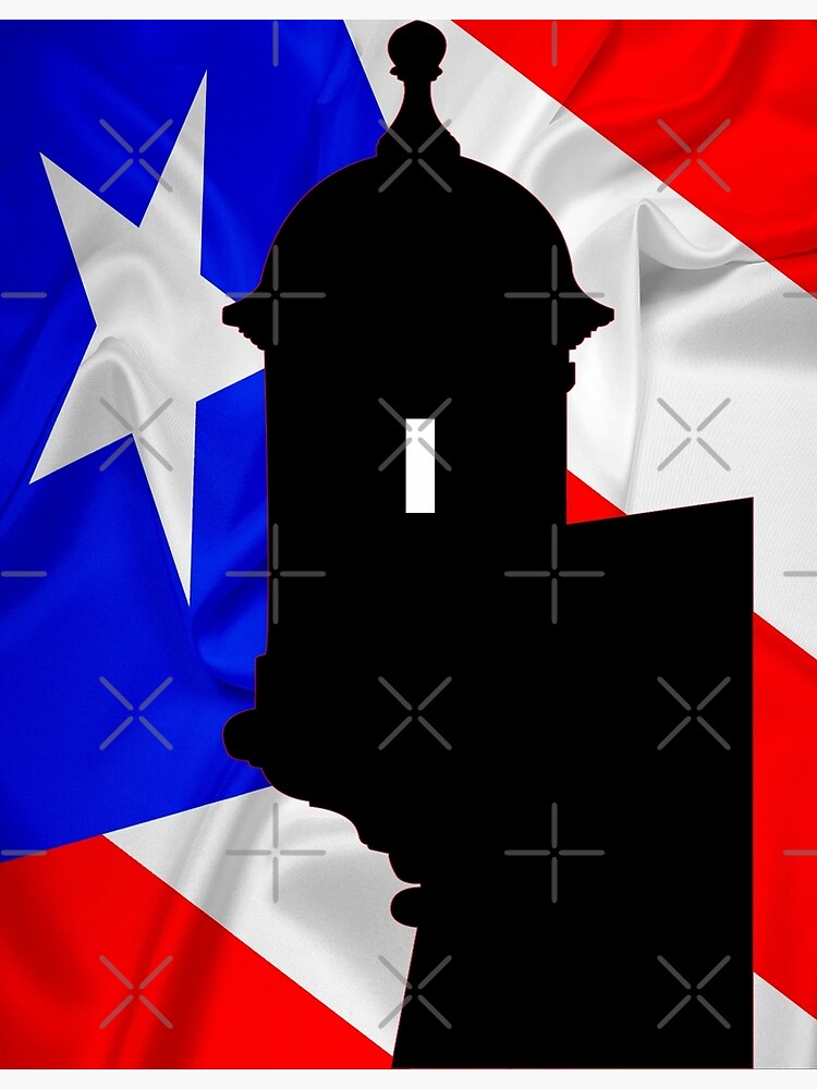 "El Morro puerto rican symbol of pride ,flag" Art Print by erozzz ...