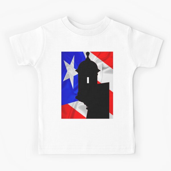 "El Morro puerto rican symbol of pride ,flag" Kids T-Shirt by erozzz ...