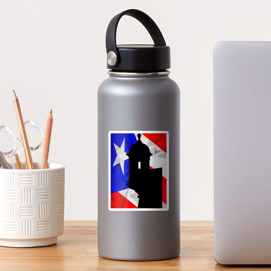 "El Morro puerto rican symbol of pride ,flag" Sticker for Sale by ...