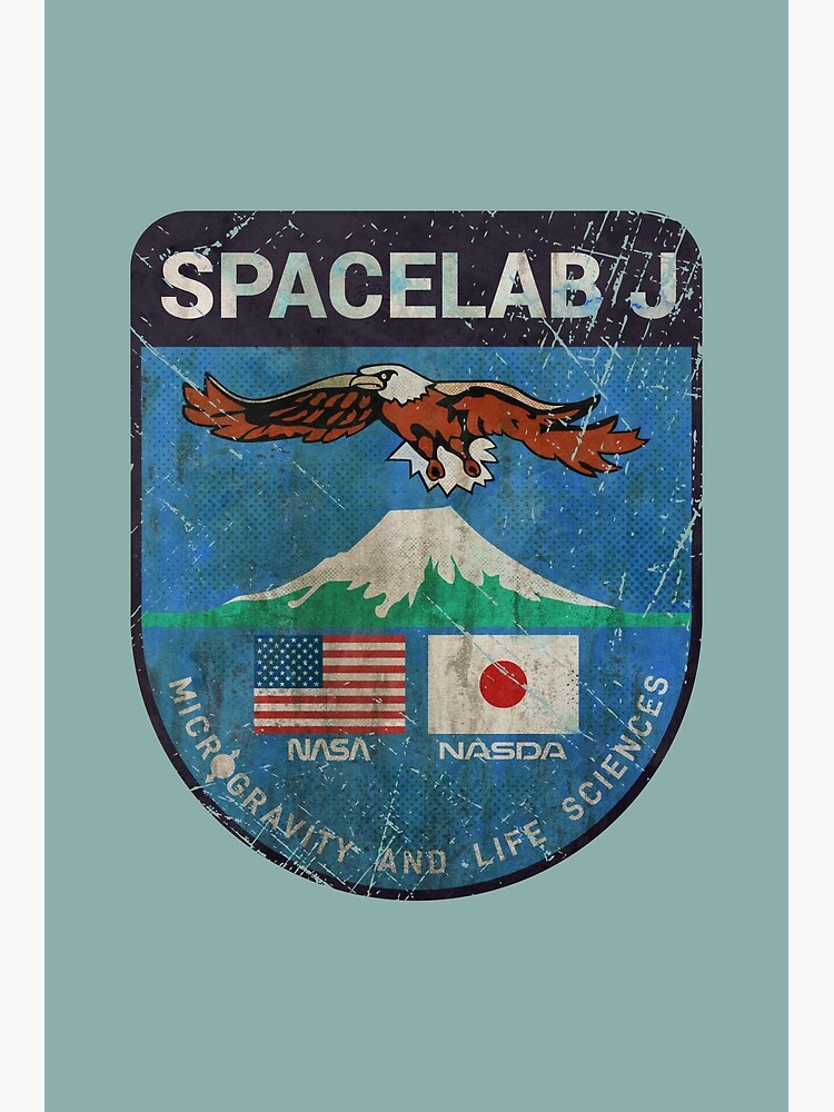 "Spacelab J Vintage Emblem" Poster for Sale by Lidra-Redesign | Redbubble