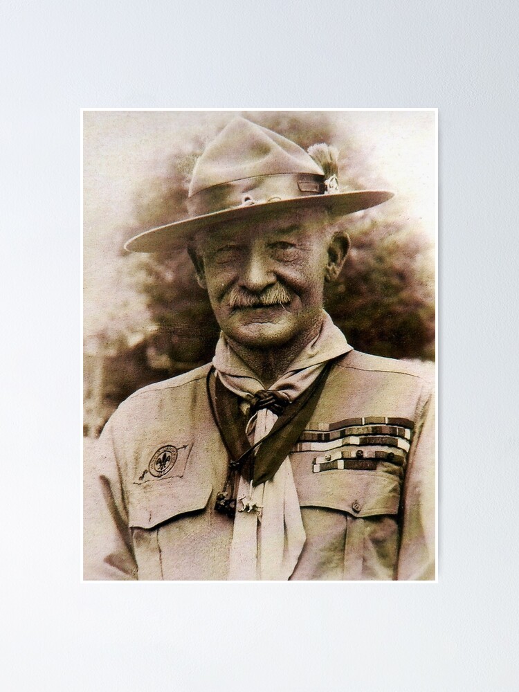 "Lord Baden Powell" Poster for Sale by wowlil | Redbubble