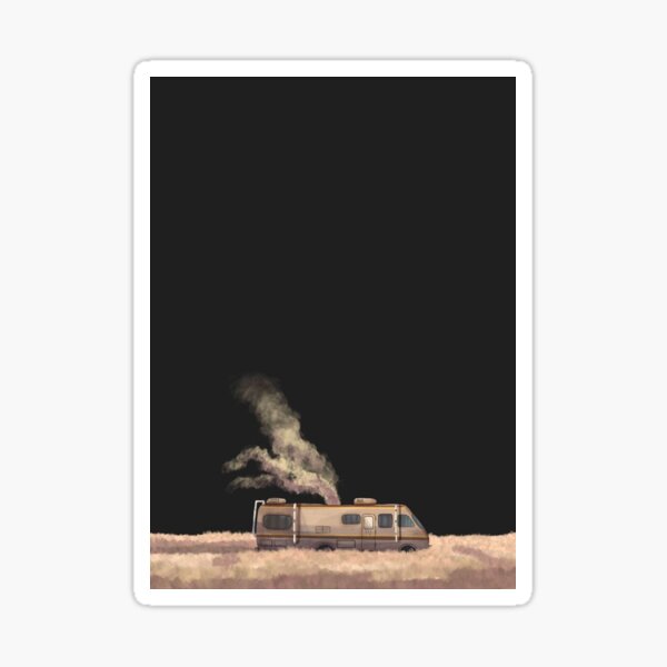 "Breaking bad crystal ship rv " Sticker by paulhuff505 | Redbubble