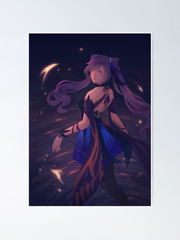 "Genshin Impact Keqing" Poster for Sale by shizumii | Redbubble