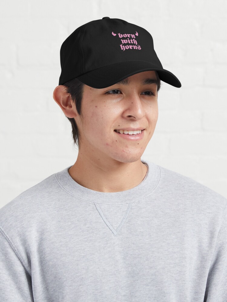 "Machine Gun Kelly - MGK - Born with horns" Cap by seethat226 | Redbubble