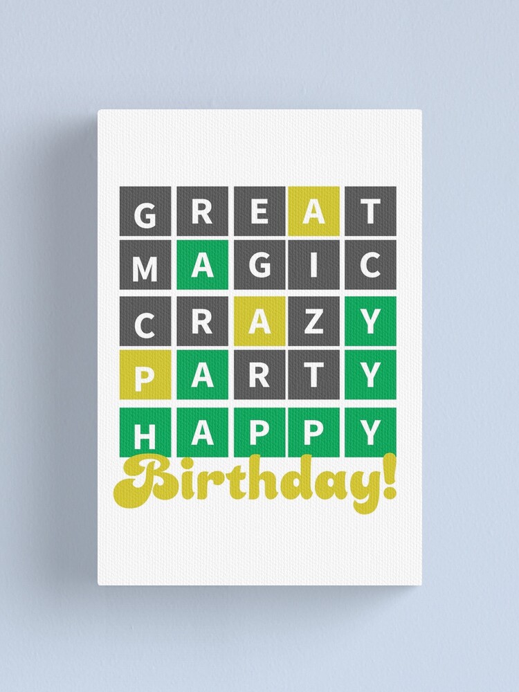 "Wordle Inspired Happy Birthday Card , Happy Friendship Day Emoji,Happy ...