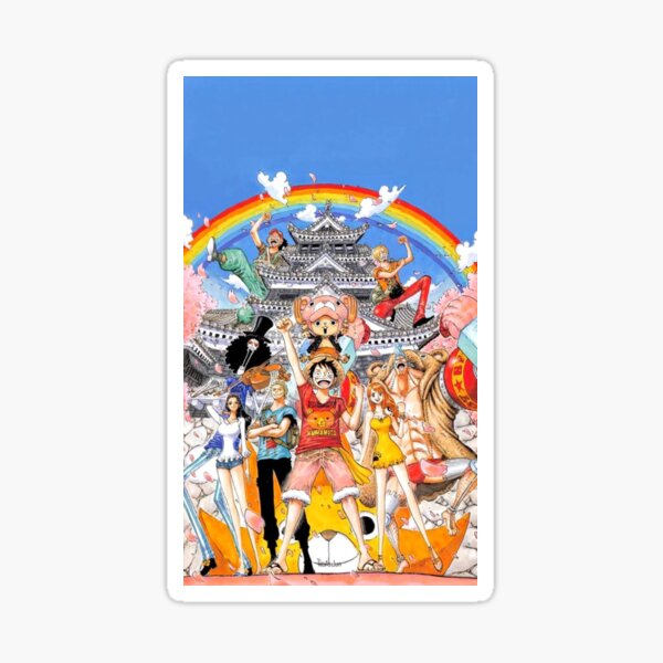 "MUGIWARA NAKAMA" Sticker by animervd1 | Redbubble