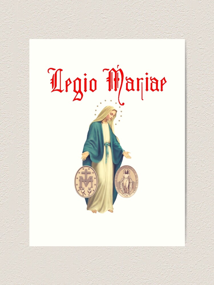 "Legion of Mary, Marijina Legija, Legio Mariae" Art Print by ADMG | Redbubble