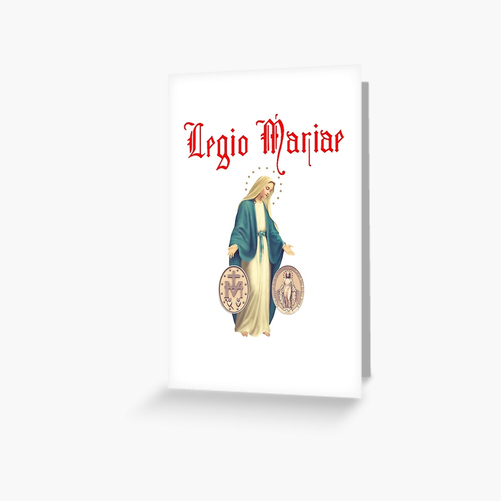 "Legion of Mary, Marijina Legija, Legio Mariae" Greeting Card by ADMG | Redbubble
