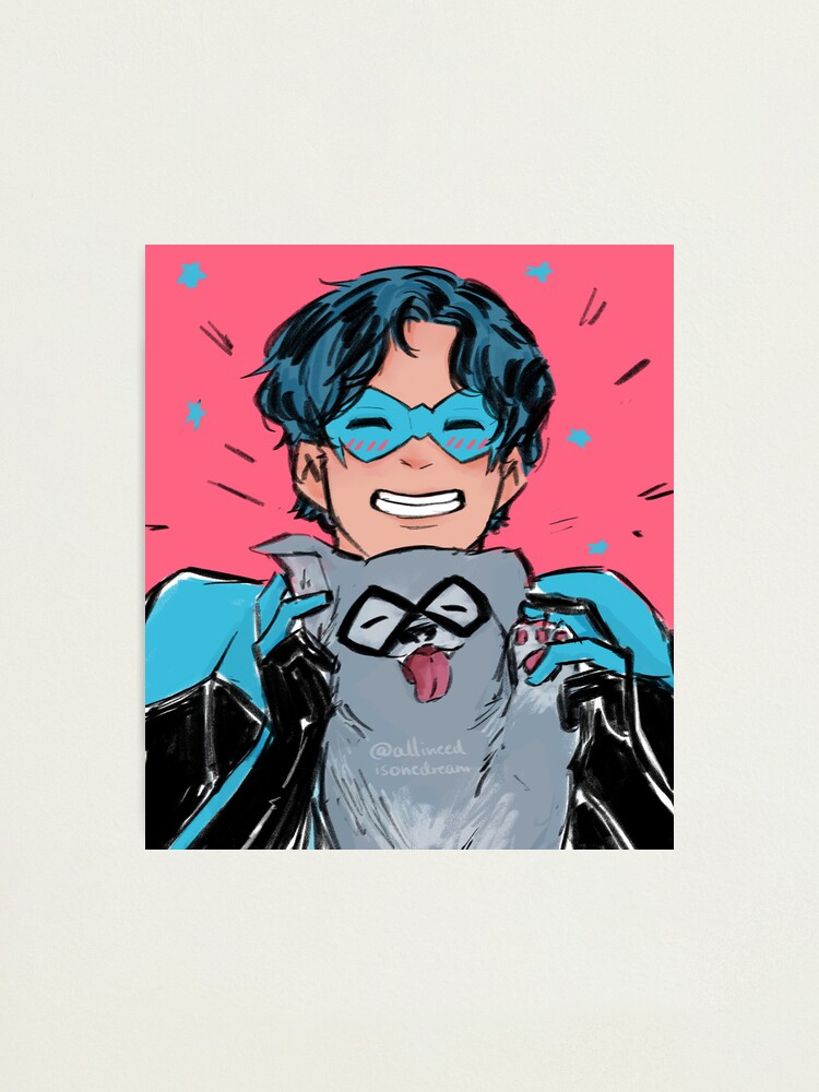 "Nightwing and Bitewing Icon" Photographic Print for Sale by one-dream ...