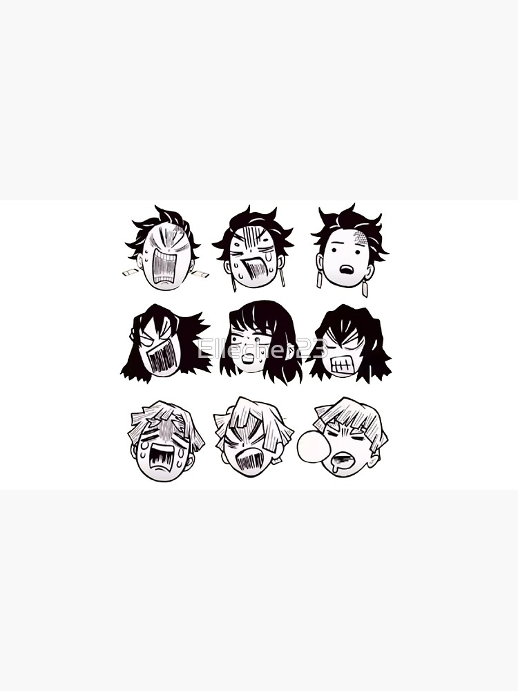 "Tanjiro, Inosuke, Zenitsu, Funny Faces, Anime, Emotion, Cute" Cap by ...