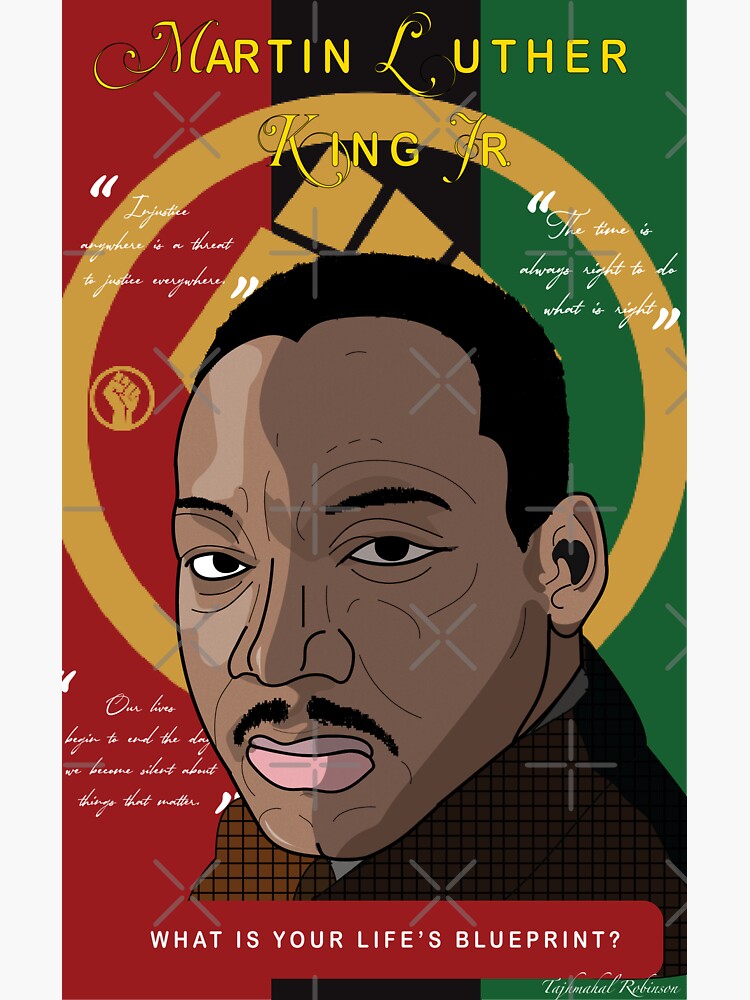 "Martin Luther King BHM 2022" Sticker for Sale by ArtAppealMedia ...