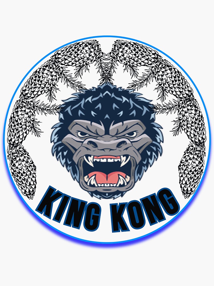 "king kong design" Sticker by sononostore | Redbubble