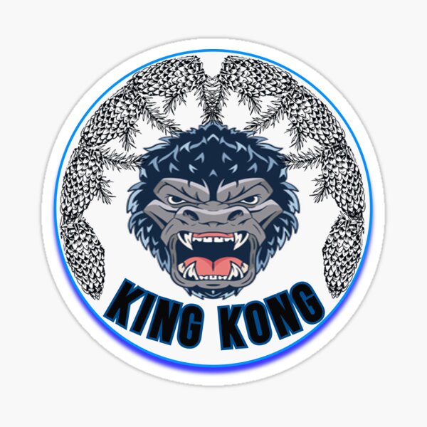 "king kong design" Sticker by sononostore | Redbubble