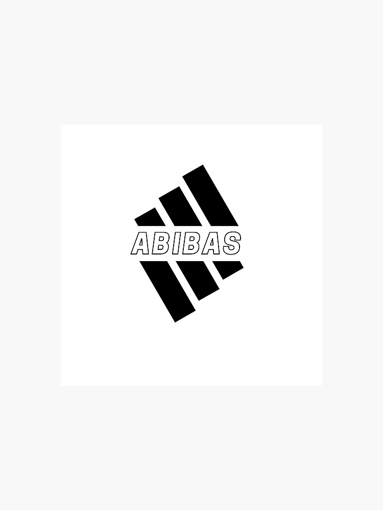 "Abibas Stiker" Sticker by RazvanelShop | Redbubble
