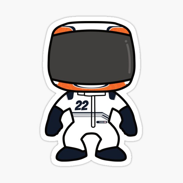 "Yuki Tsunoda Custom Bobblehead - 2022 Season" Sticker for Sale by ...