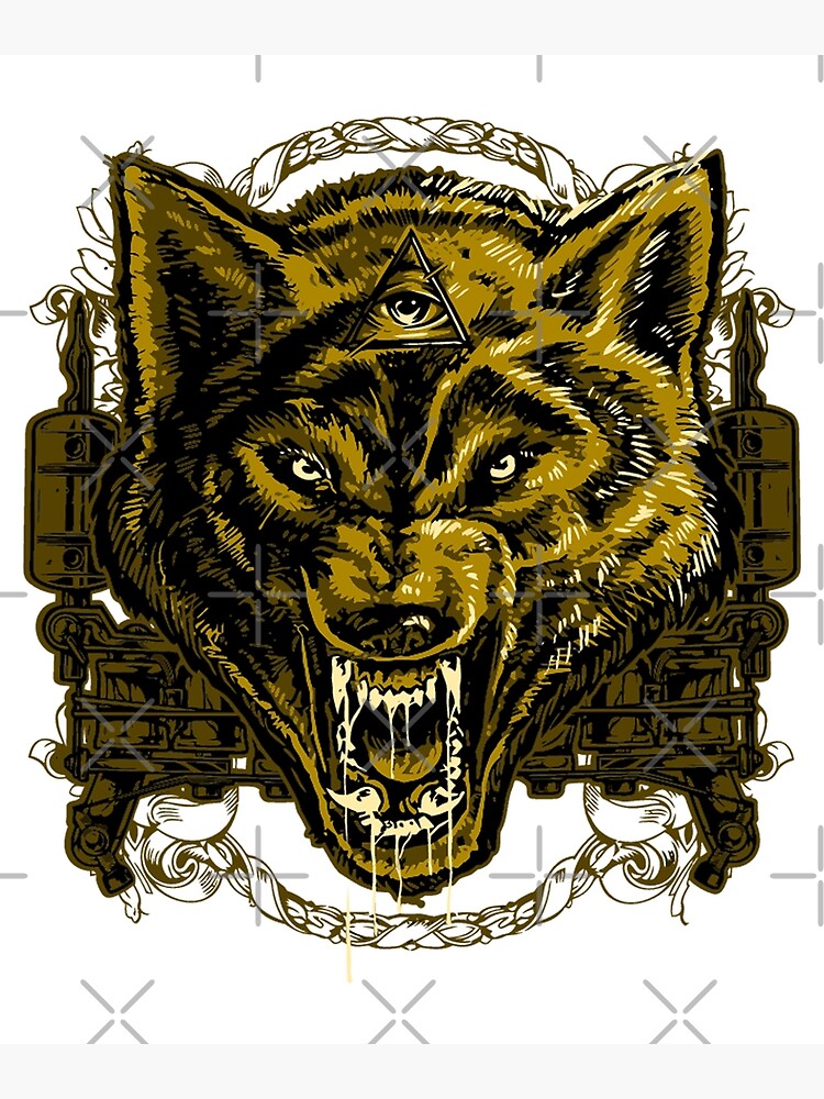 "growling mouth open " Poster for Sale by Hartics | Redbubble