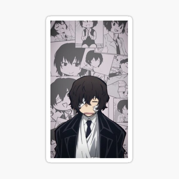 "dazai manga art" Sticker for Sale by animervd1 | Redbubble