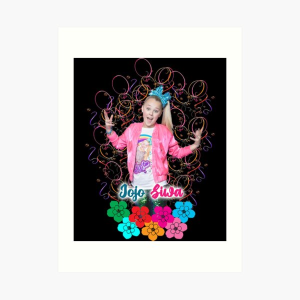"Jojo Siwa " Art Print by Uplinestarartt | Redbubble