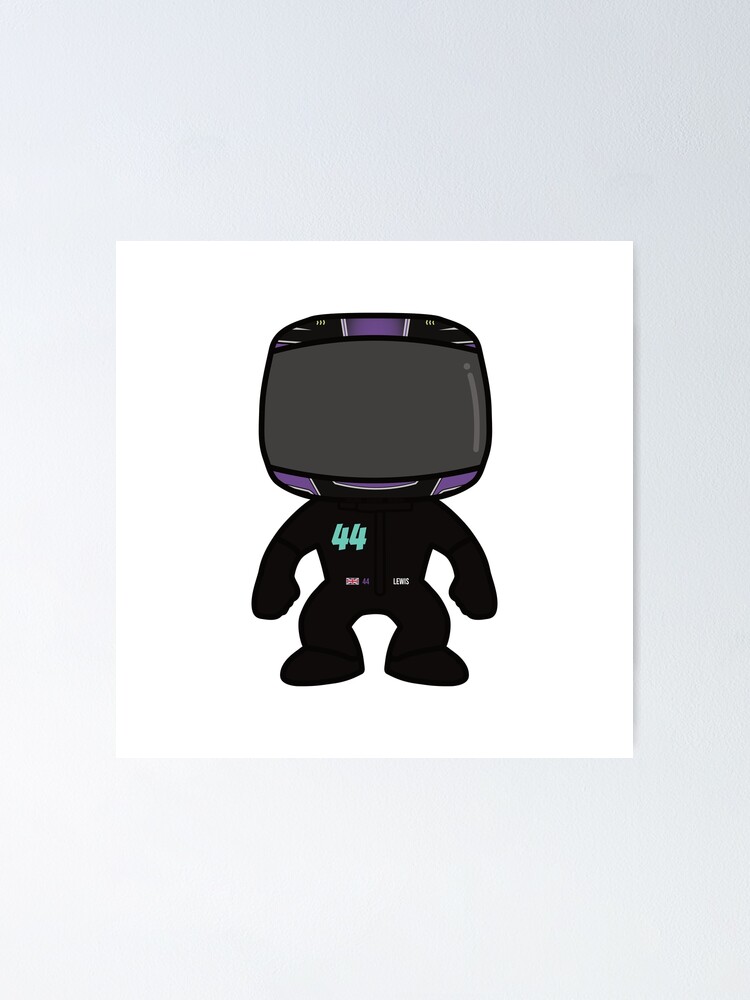 "Lewis Hamilton Custom Bobblehead - 2022 Season" Poster for Sale by ...