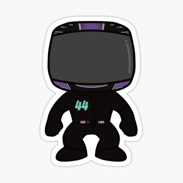 "Lewis Hamilton Custom Bobblehead - 2022 Season" Sticker by GreazyL ...