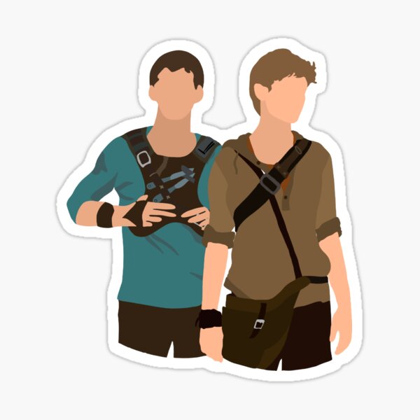 "Maze Runner Thomas and Newt" Sticker by MirTings | Redbubble