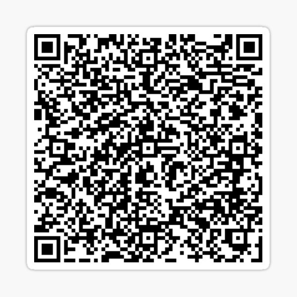 "QR Code for the Circle Game Hand Gesture" Sticker by TulipsandBelles ...
