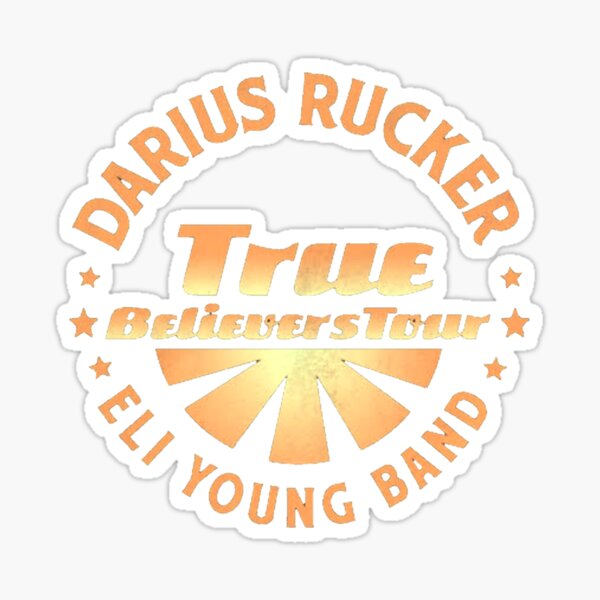 "darius rucker best of album tour logo band" Sticker for Sale by ...