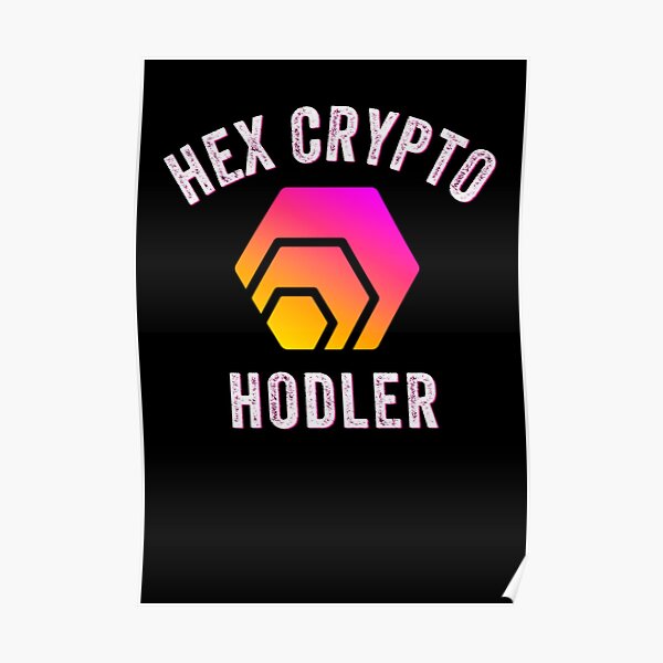 "Hex Crypto, Hex Coin, Hex Token, Hex Logo" Poster for Sale by ...