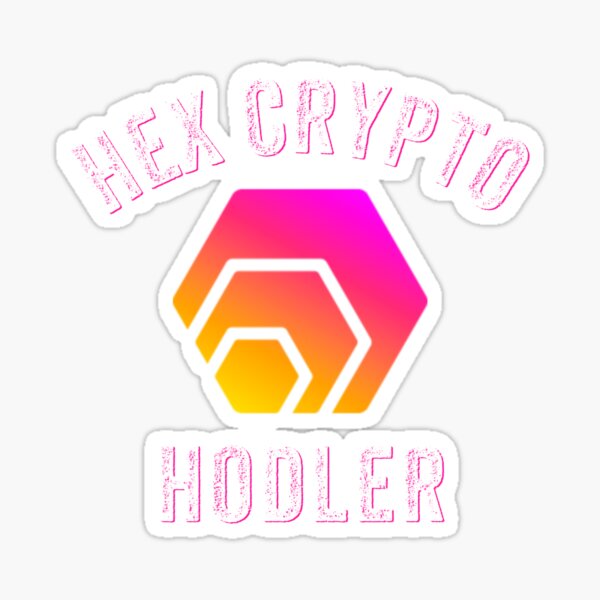"Hex Crypto, Hex Coin, Hex Token, Hex Logo" Sticker by NicholasApparel ...