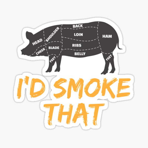 "Grilling , Smoking Meats, I'd Smoke That, Funny Pig Butcher Diagram ...