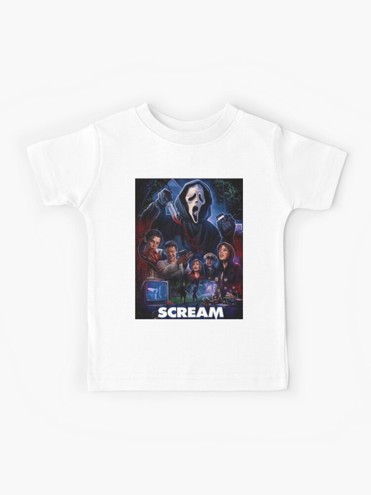 "The scream movie poster" Kids T-Shirt for Sale by stevensmaya | Redbubble